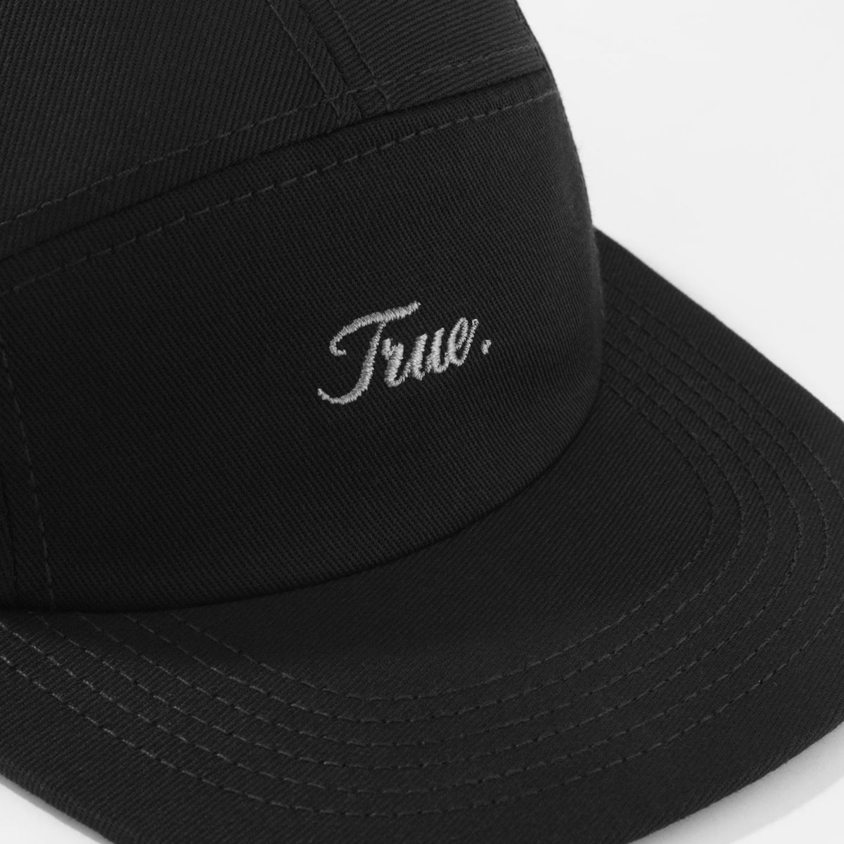 True Signature Five-Panel Cap - Black